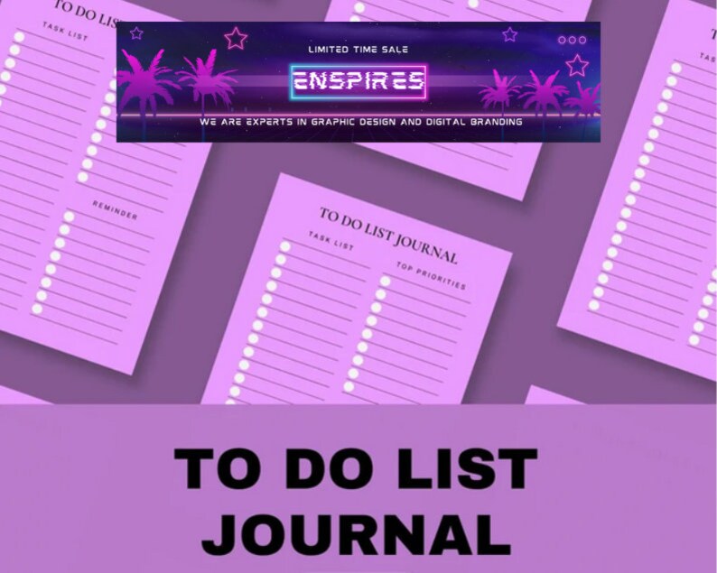 To Do List Journal 365 Days Handmade Digital Planner - Etsy