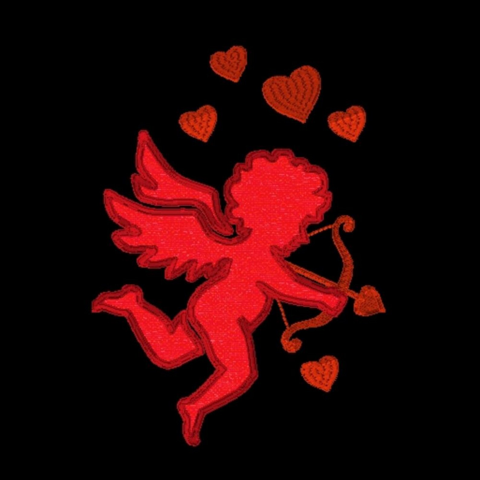 Valentine Cupid Applique Machine Embroidery Design (digital File) - Etsy