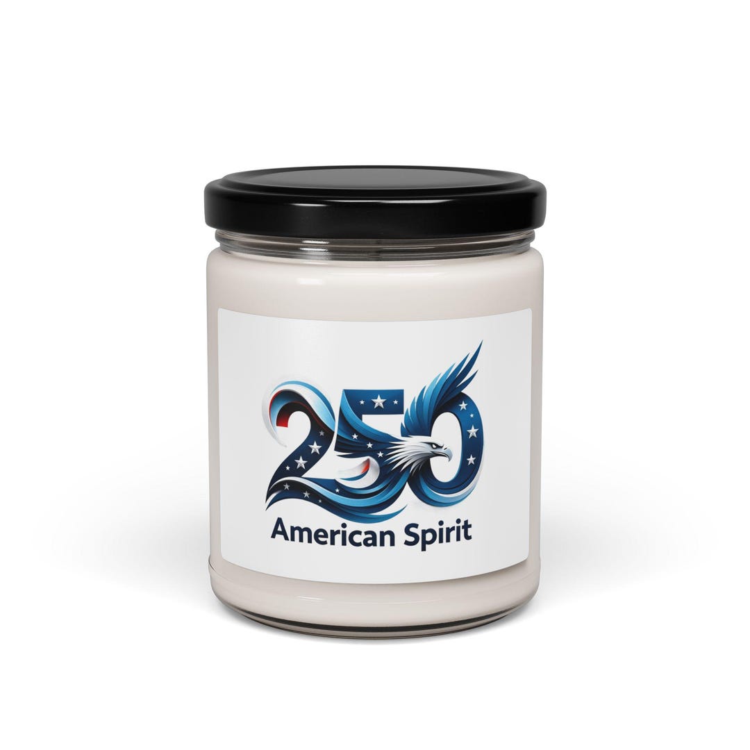 Patriotic Eagle Soy Candle | America 250 Anniversary Gift, 4th of July ...