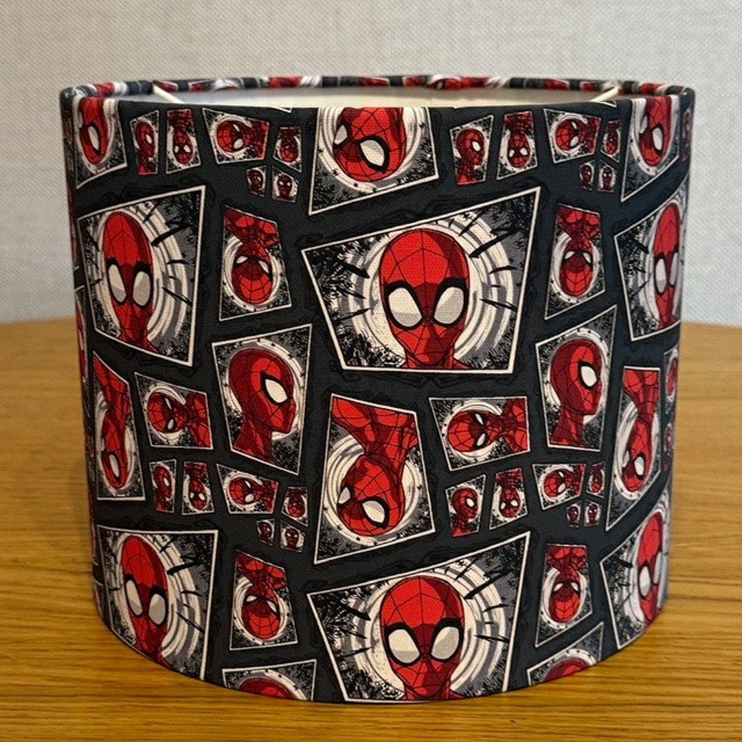Spider-man Spidey Ceiling Light Shade or Table Lampshade 8",10" or 12 ...