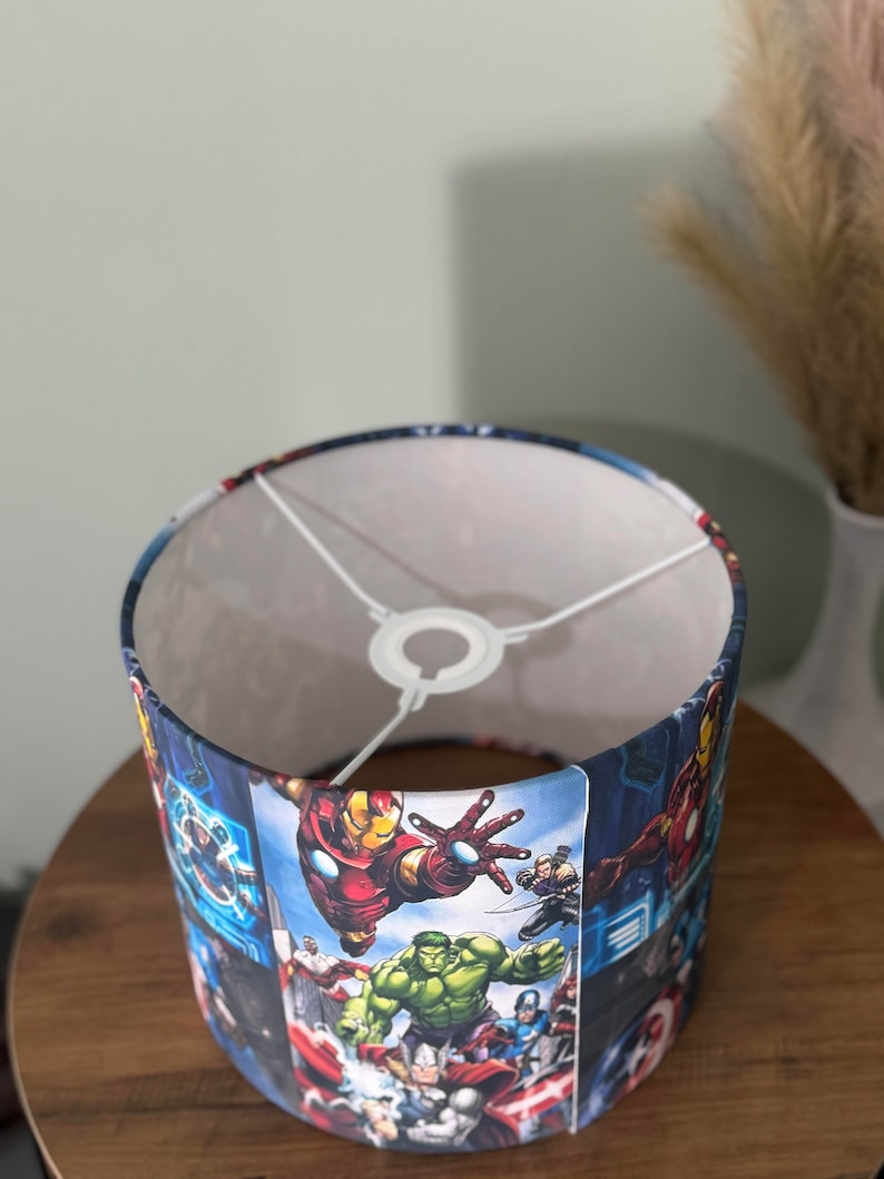 Avengers Superheroes Iron Man Ceiling Light Shade or Table Lampshade 8 ...