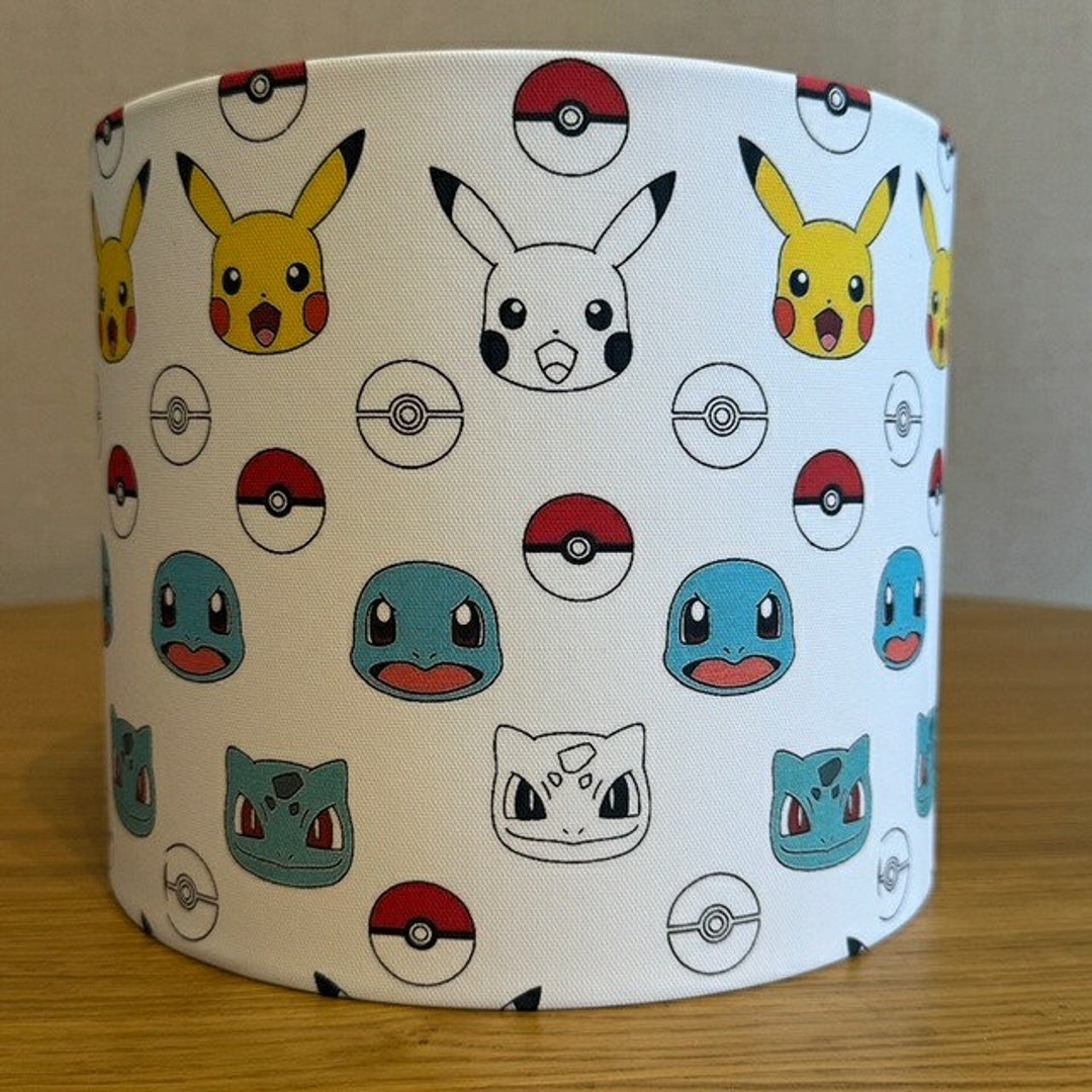 Pokemon Pikachu Ceiling Light Shade or Table Lampshade 8",10" or 12" - Etsy