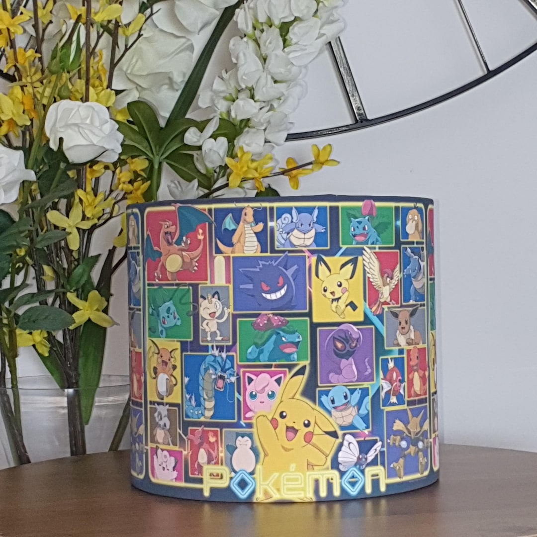 Pokemon Ceiling Light Shade or Table Lampshade 8",10" or 12" - Etsy