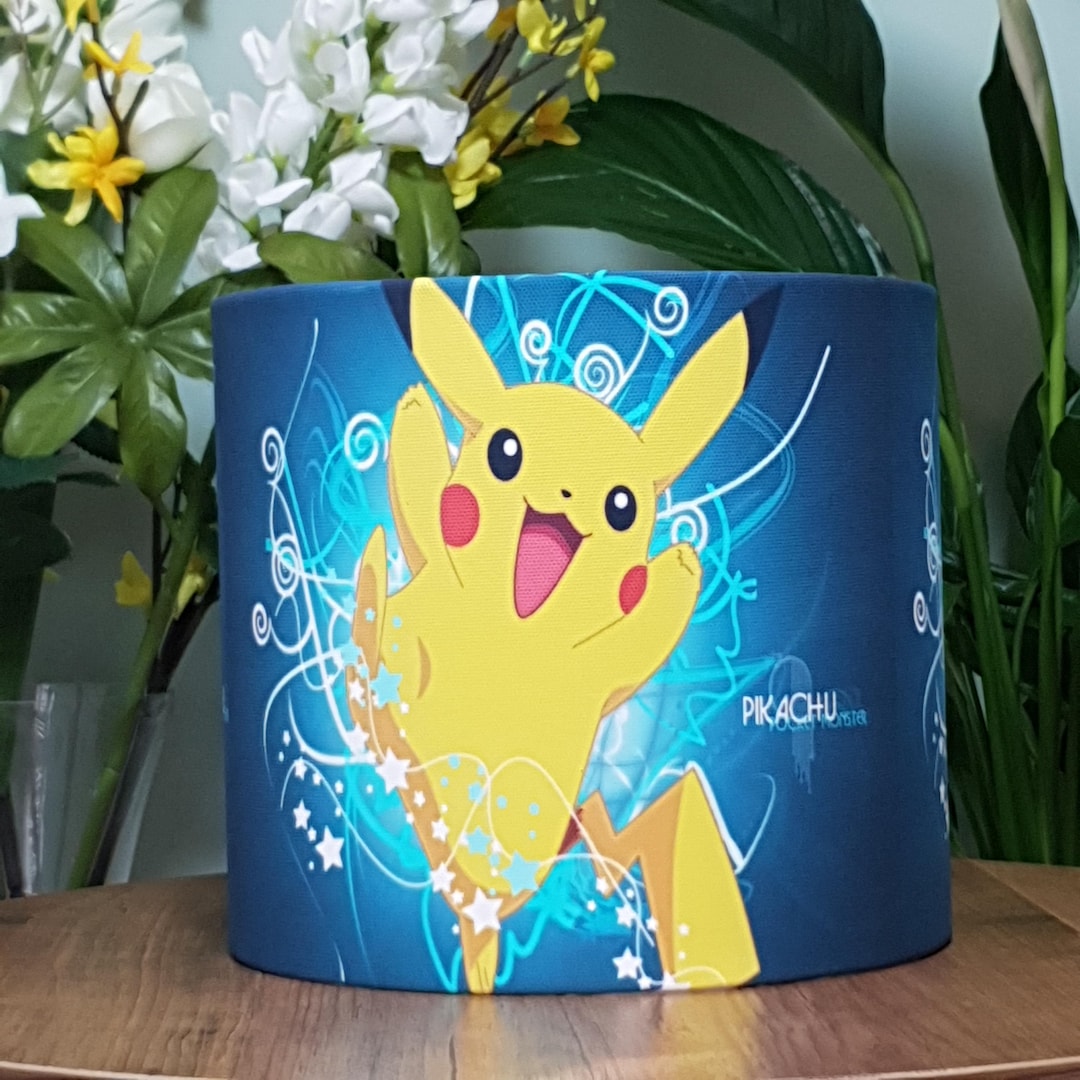 Pikachu Pokemon Ceiling Light Shade or Table Lampshade 8",10" or 12" - Etsy