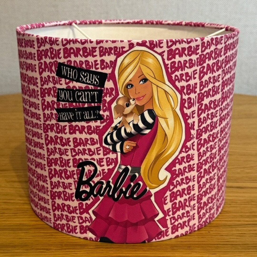 Barbie Ceiling Light Shade or Table Lampshade 8",10" or 12" - Etsy