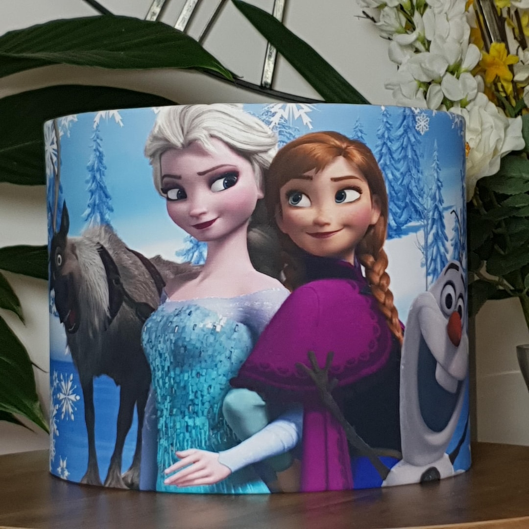 Frozen Anna Elsa Disney Ceiling Light Shade or Table Lampshade 8",10 ...