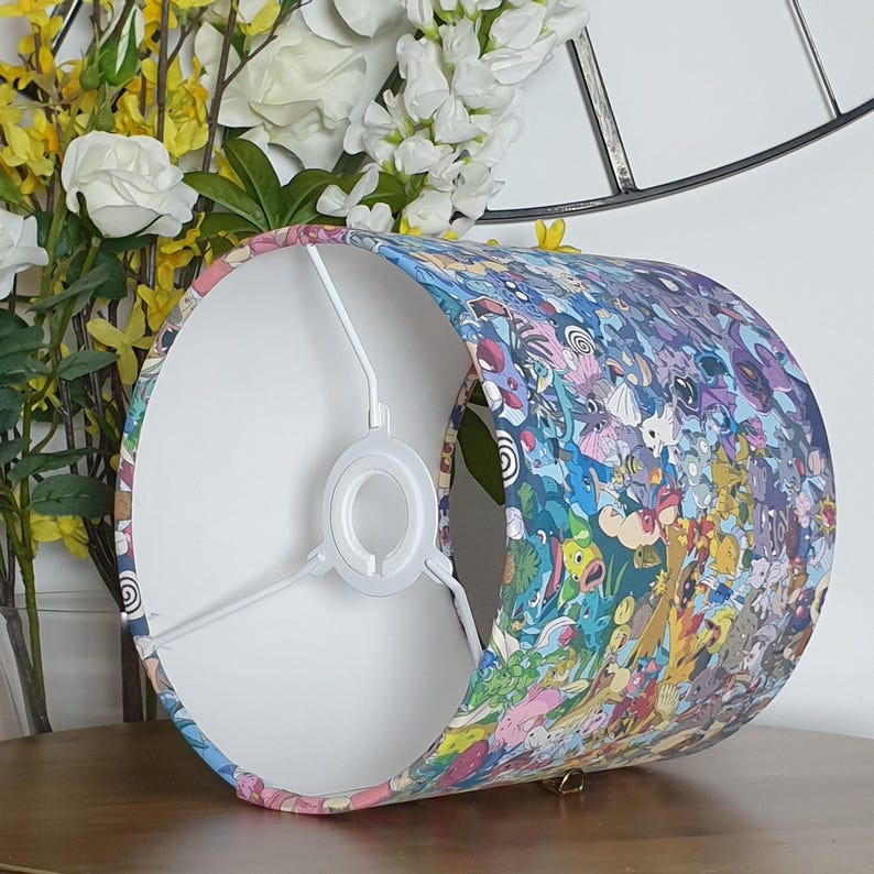 Pokemon Characters Ceiling Light Shade or Table Lampshade 8",10" or 12 ...