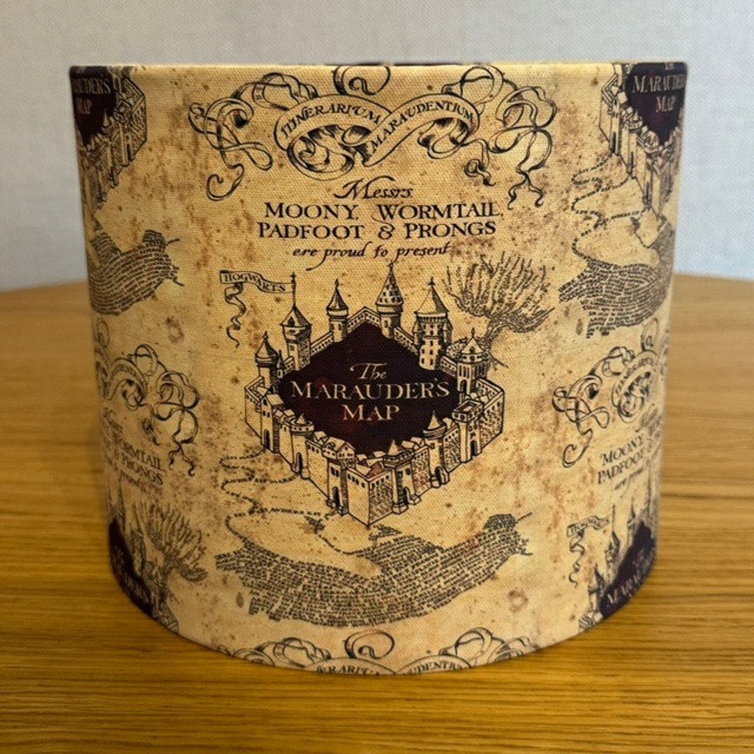 Harry Potter Marauder's Map Wizard Ceiling Light Shade or Table ...