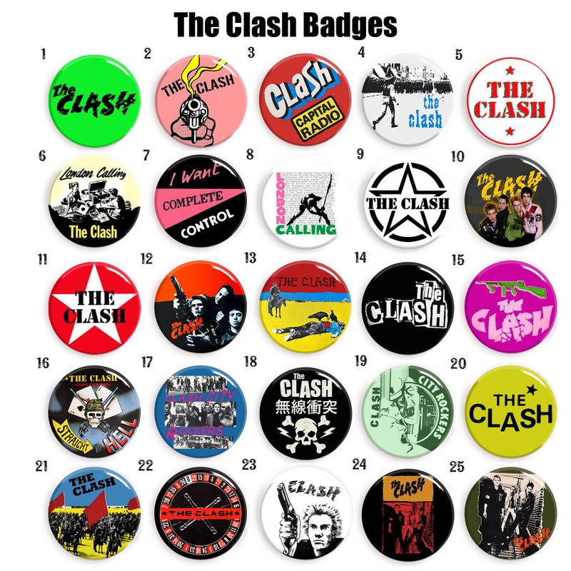 The Clash Patch - Etsy