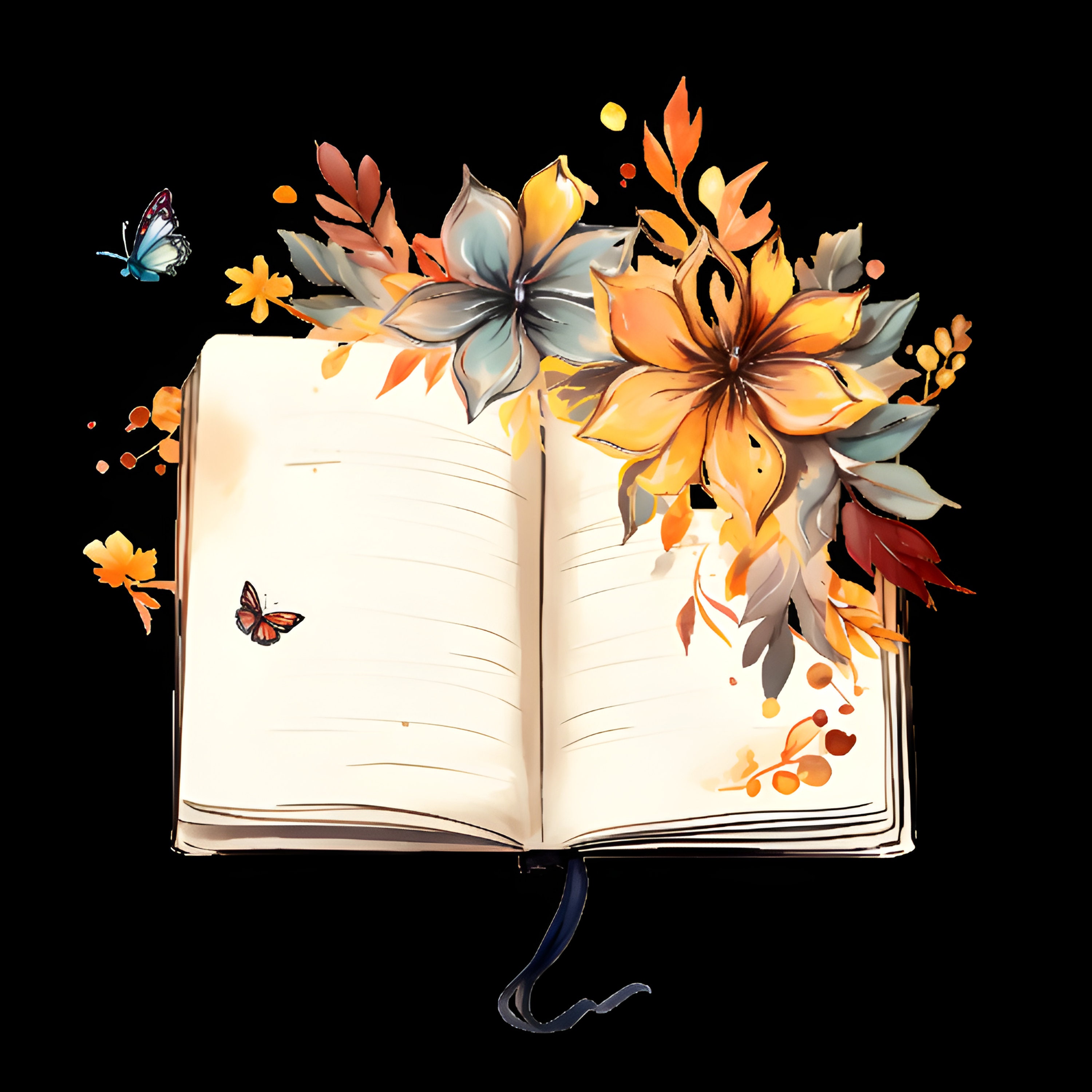 Writing Journal Clipart Bundle 14 PNG Transparent Background High ...