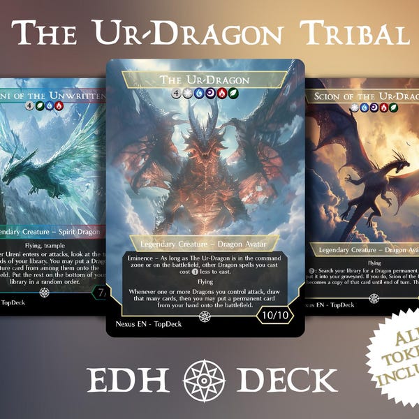 Mtg Token Commander Decks - Etsy