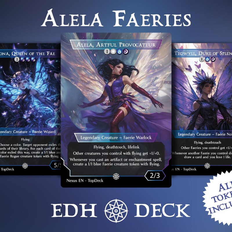 Mtg Faerie Proxy Deck - Etsy