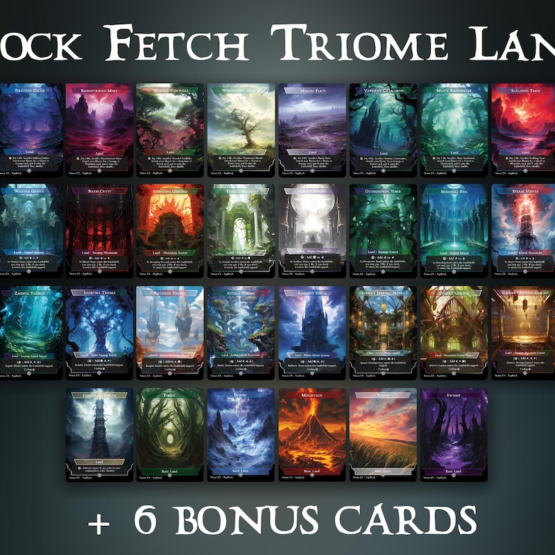 Land Pack Mtg Proxy - Etsy