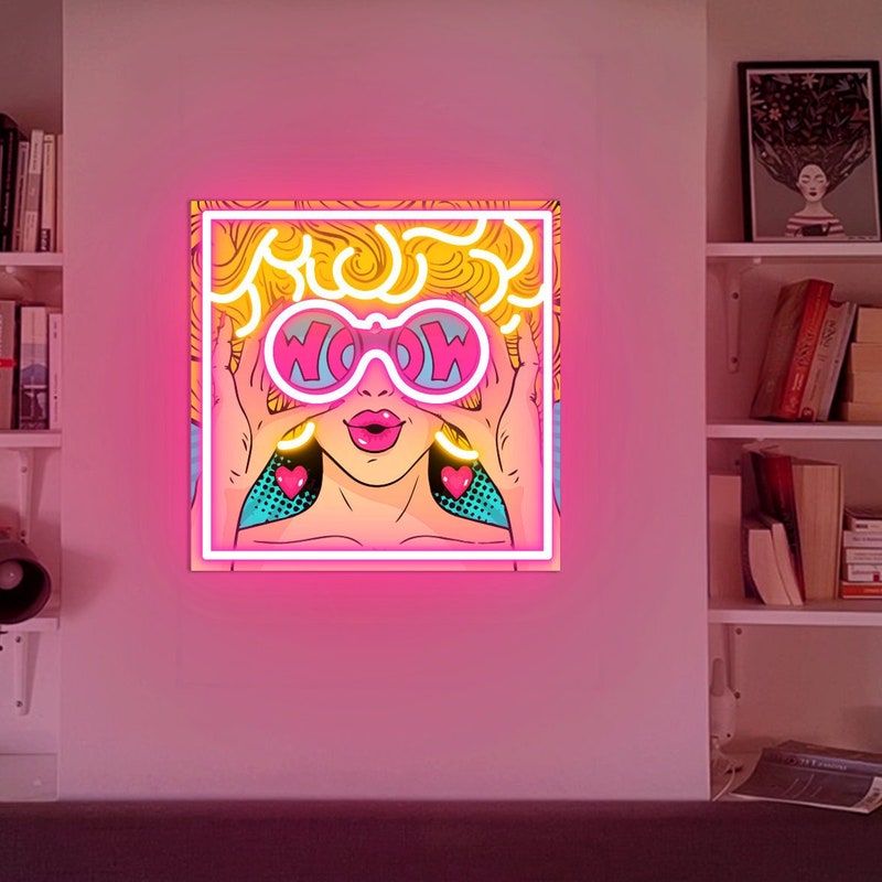 Neon Light Art - Etsy