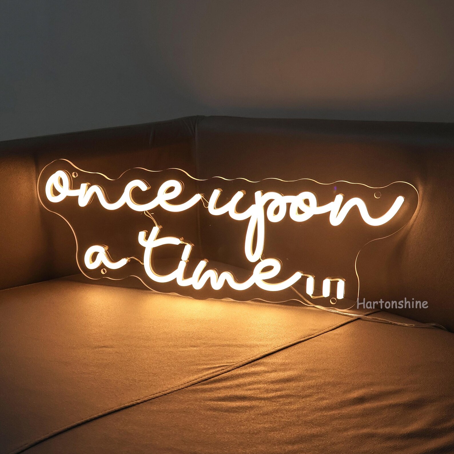 Once Upon a Time Neon Sign,gifts for Children,reading Corner Decor ...