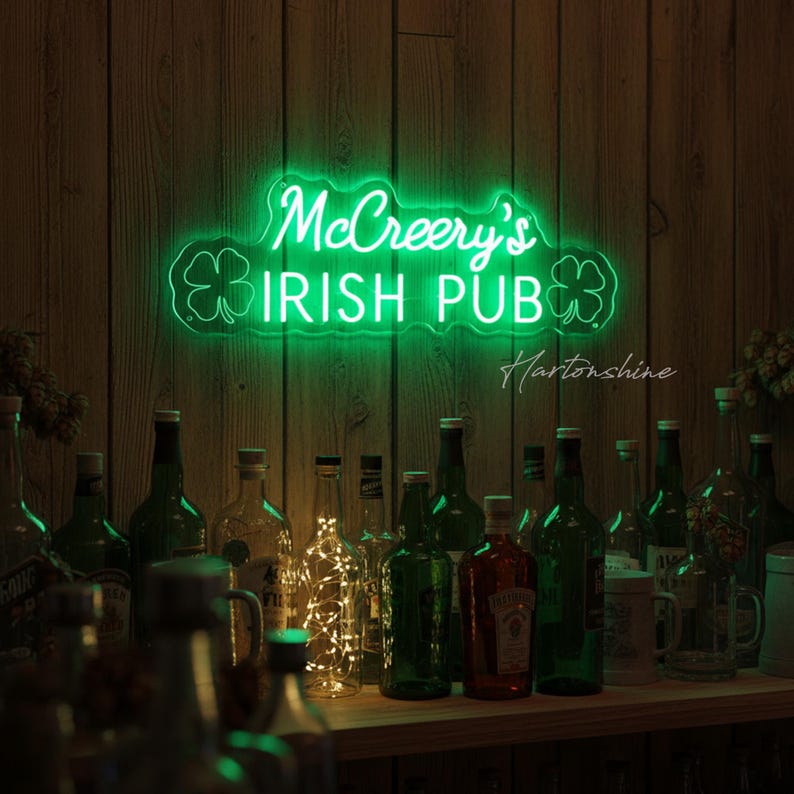 Custom Irish Pub Neon Sign, Whiskey Bar Decor - Etsy UK