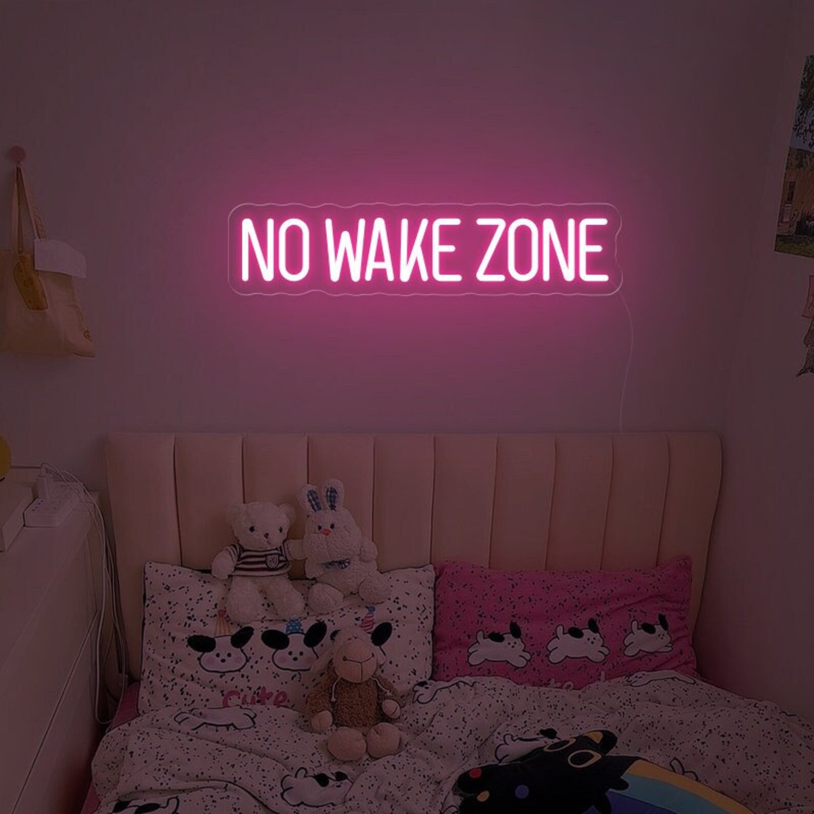 NO WAKE ZONE Neon Sign, Vintage Wall Sign, Beach Led Neon Sign, Lake ...
