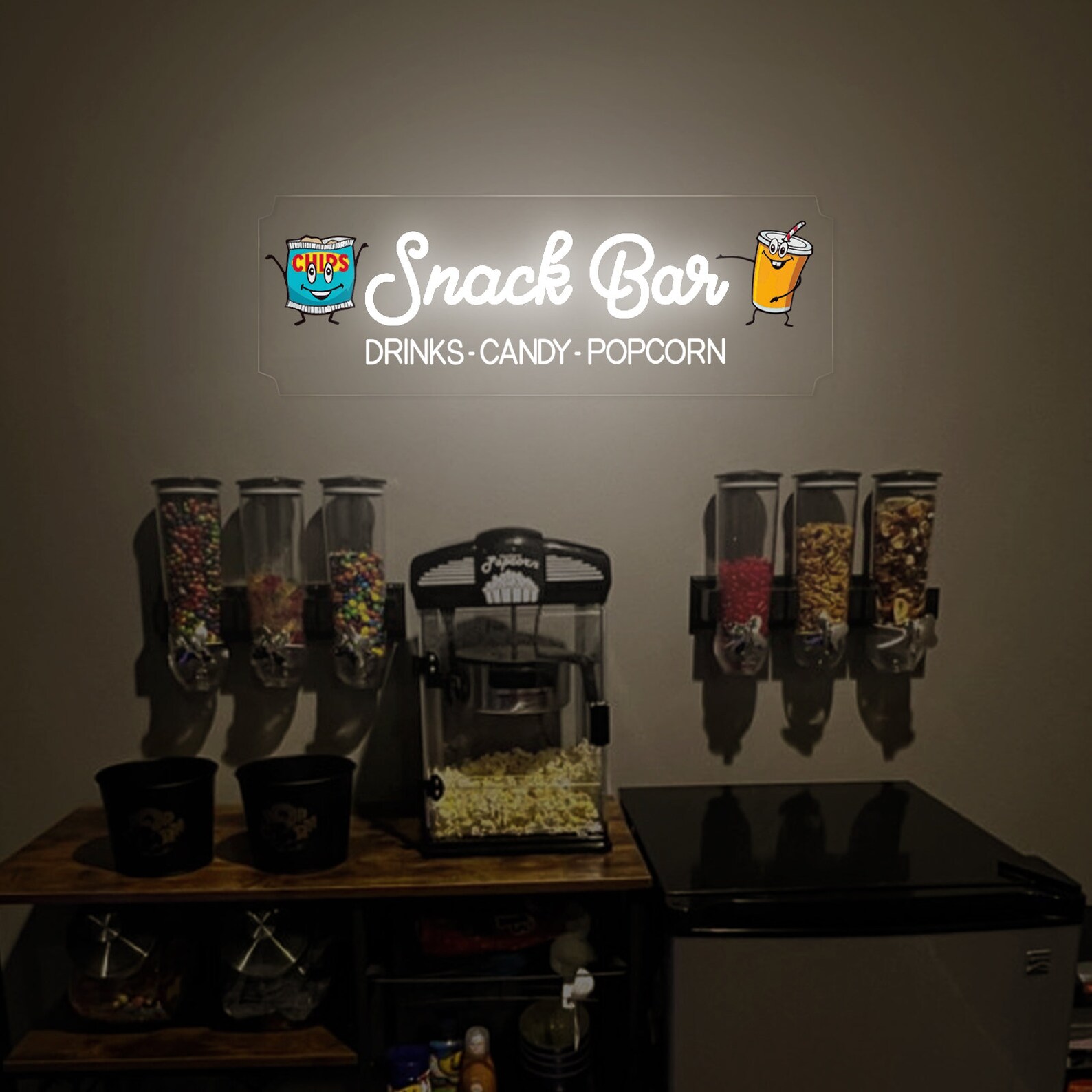 Snack Bar Neon LED Light, for Gourmet Shop Decor ,fast Food Coffee Shop ...