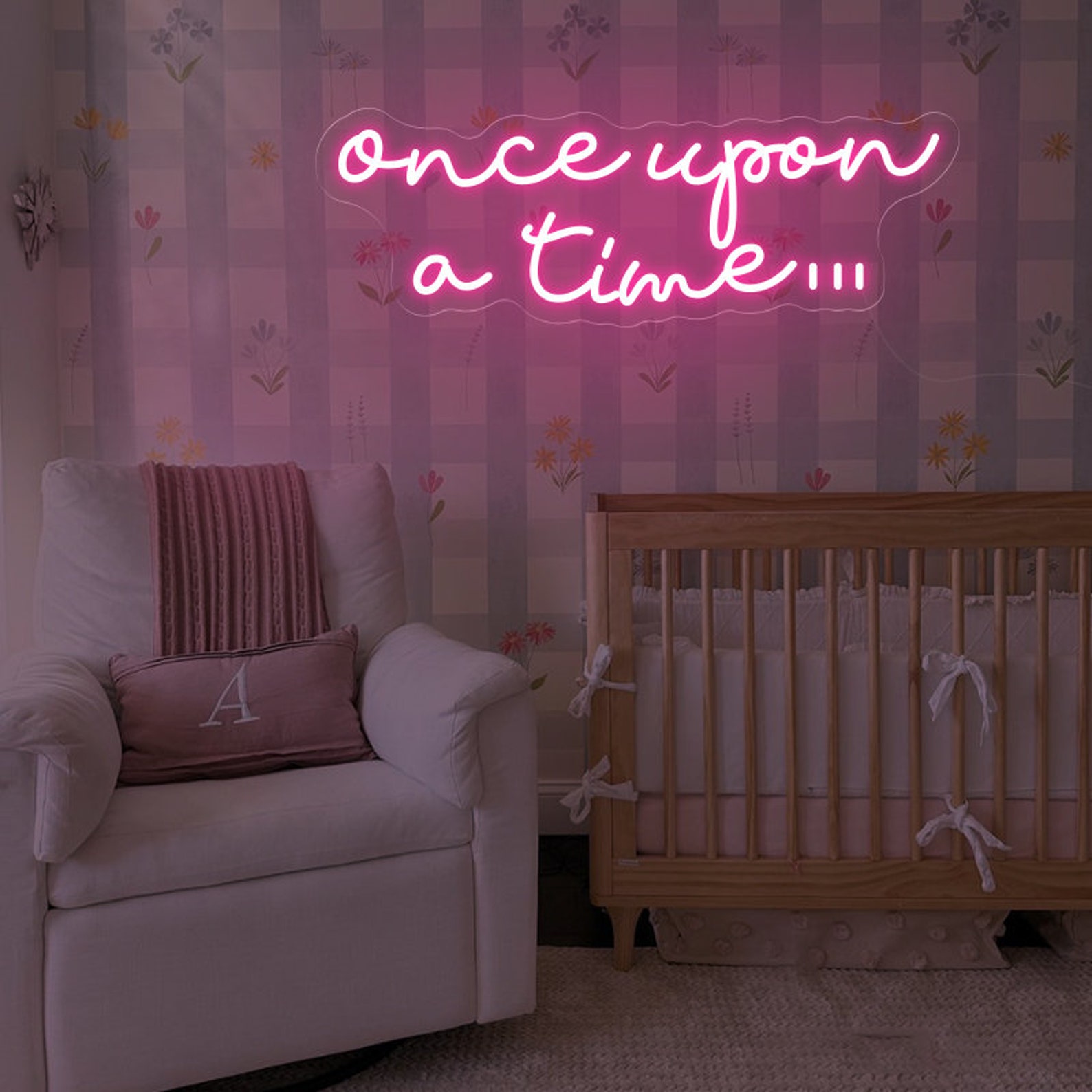Once Upon a Time Neon Sign,gifts for Children,reading Corner Decor ...