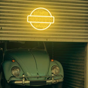 Custom Garage Neon Sign, Personalized Light up Garage Signs, Gift for ...