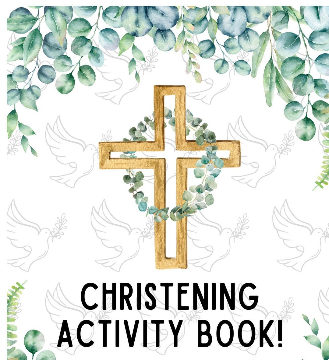 Christening Activity Booklet - Etsy