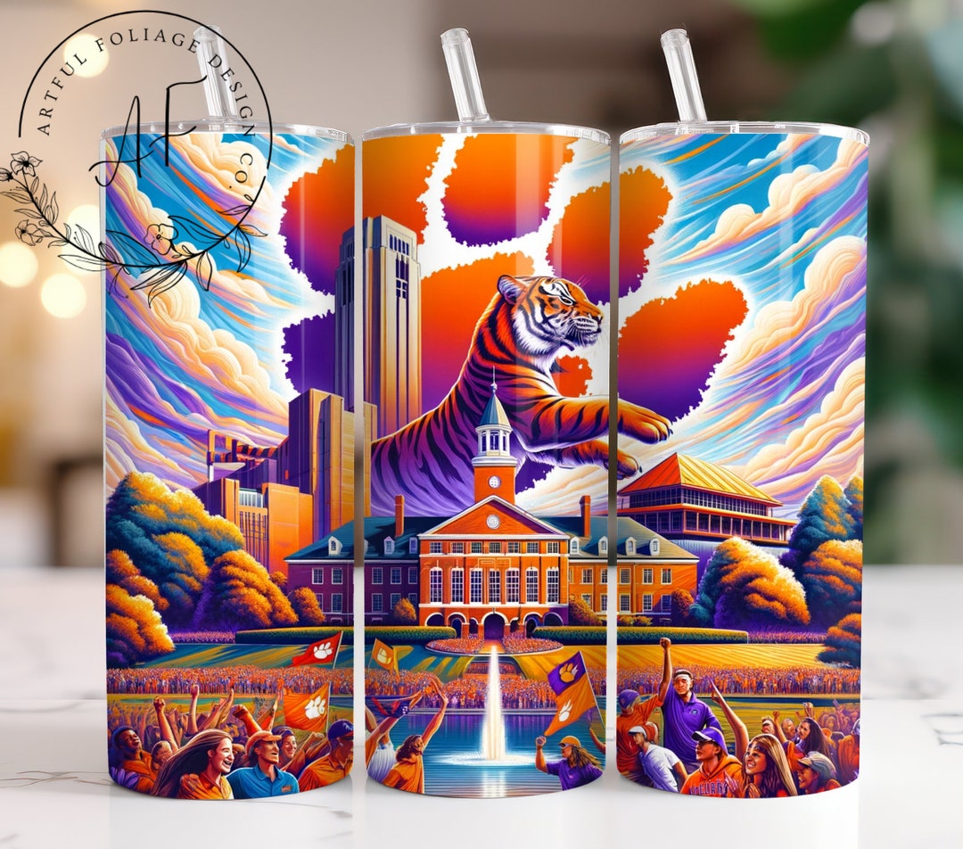 Tigers 20 Oz Skinny Tumbler Wrap Designs Sublimation Design Digital Download PNG Instant DIGITAL ...