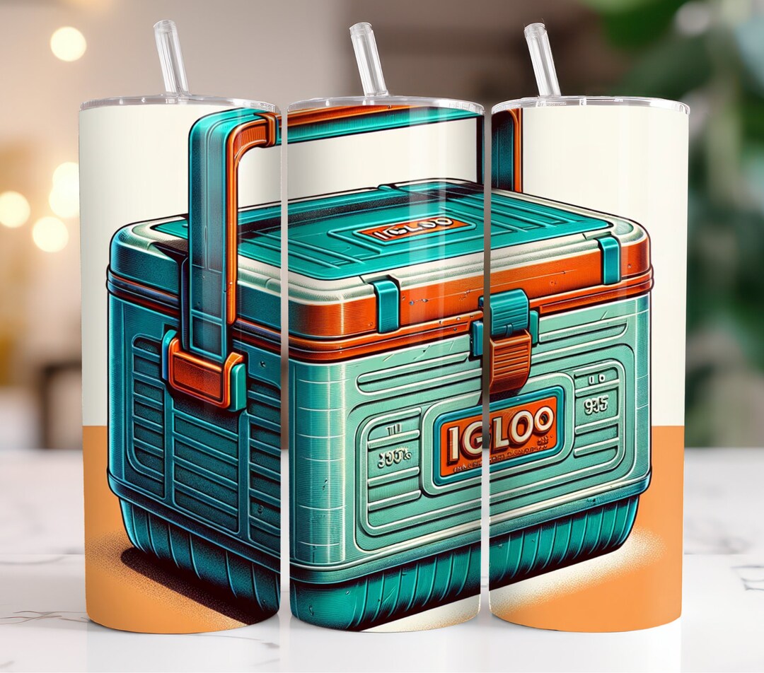 Vintage Cooler Wrap 20 Oz Skinny Tumbler Wrap Designs Sublimation ...