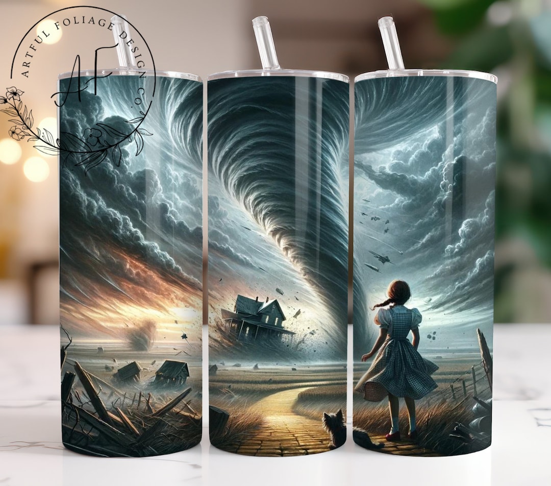 Wizard of Oz Inspired Wrap 20 Oz Skinny Tumbler Wrap Designs ...