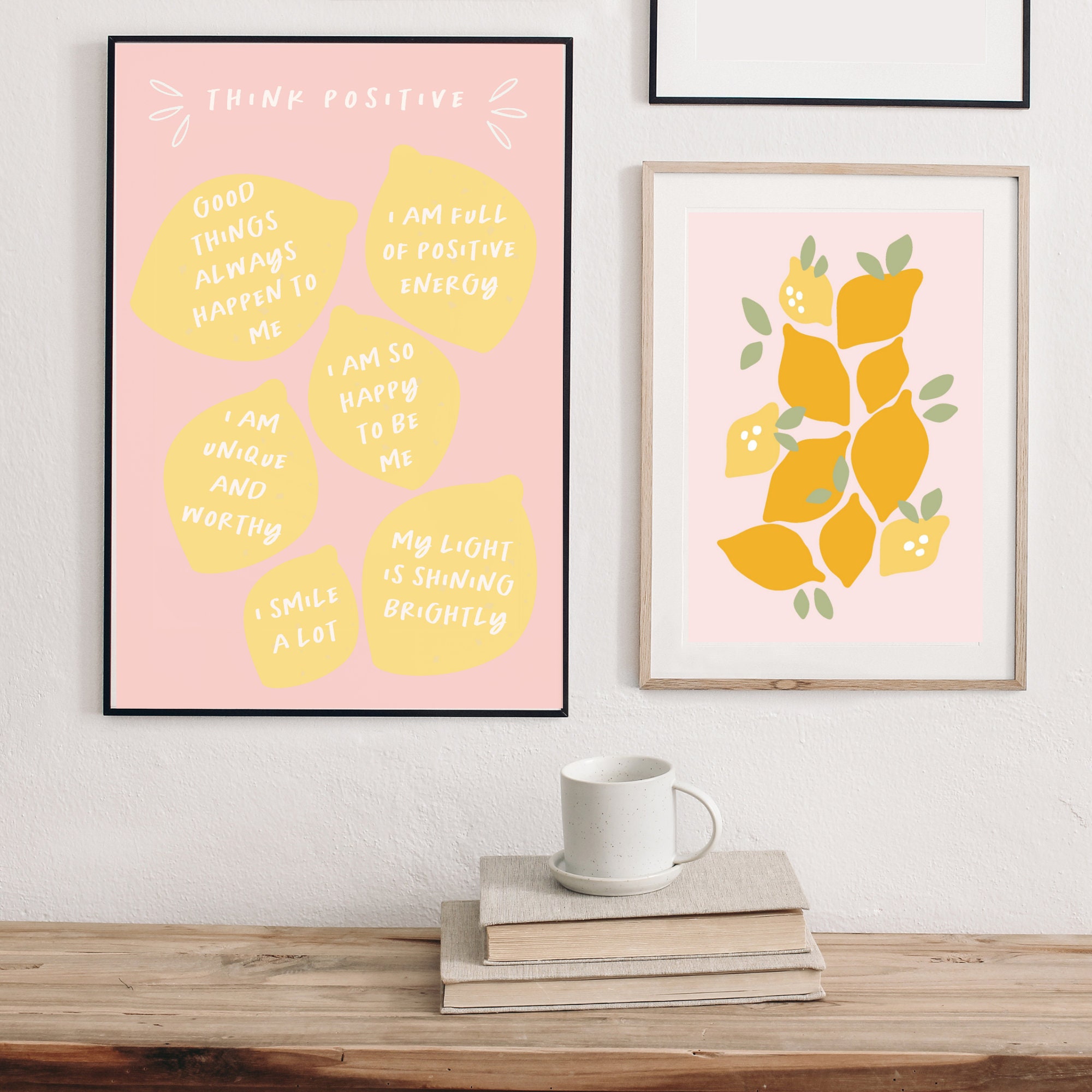 Think Positive Printable Printable Digital Download Positive ...