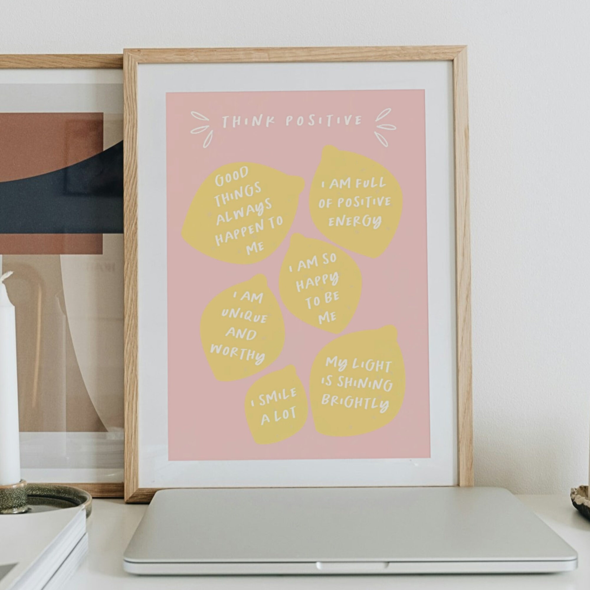 Think Positive Printable Printable Digital Download Positive ...