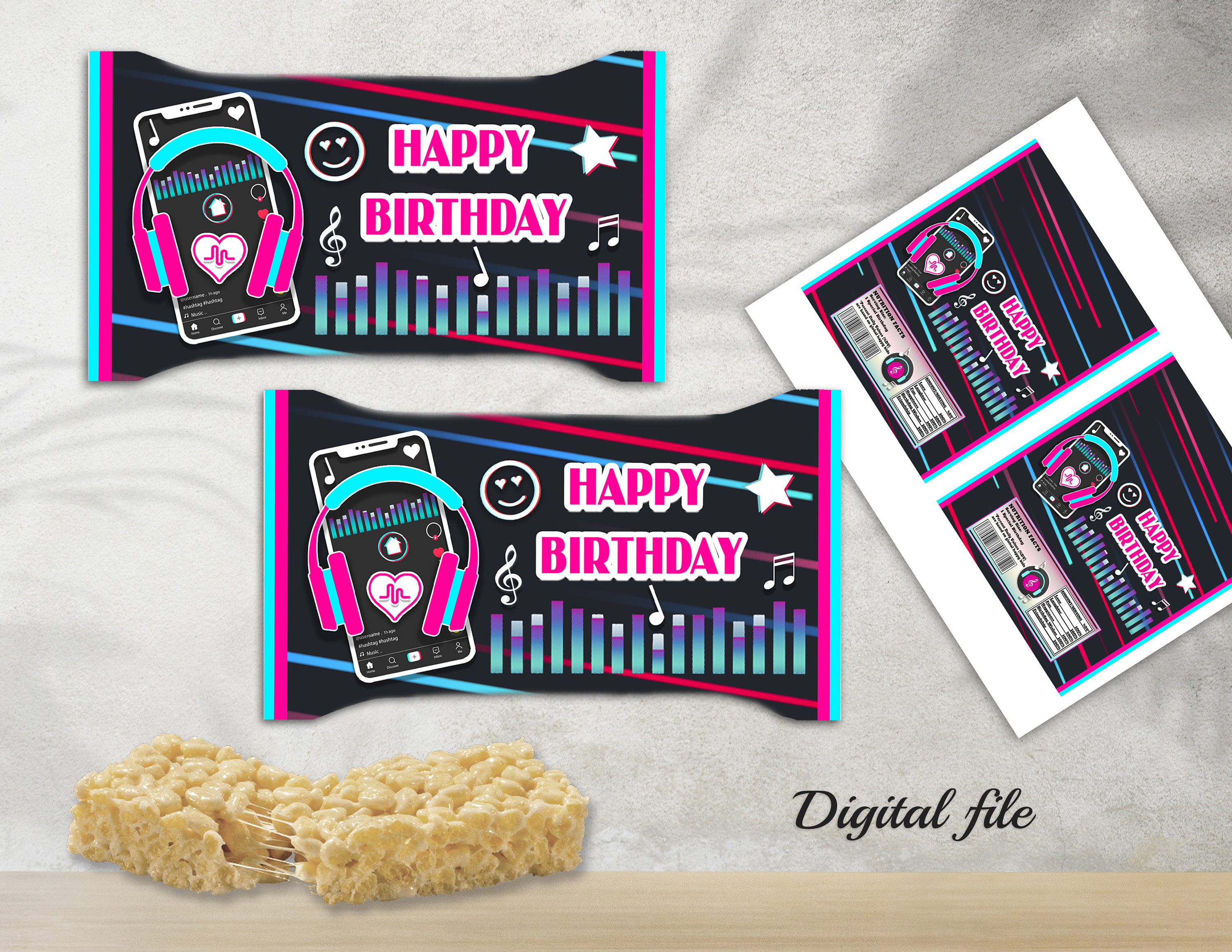 Musical Party Kit Digital, Musical Birthday Party, Musical Favor Bag ...