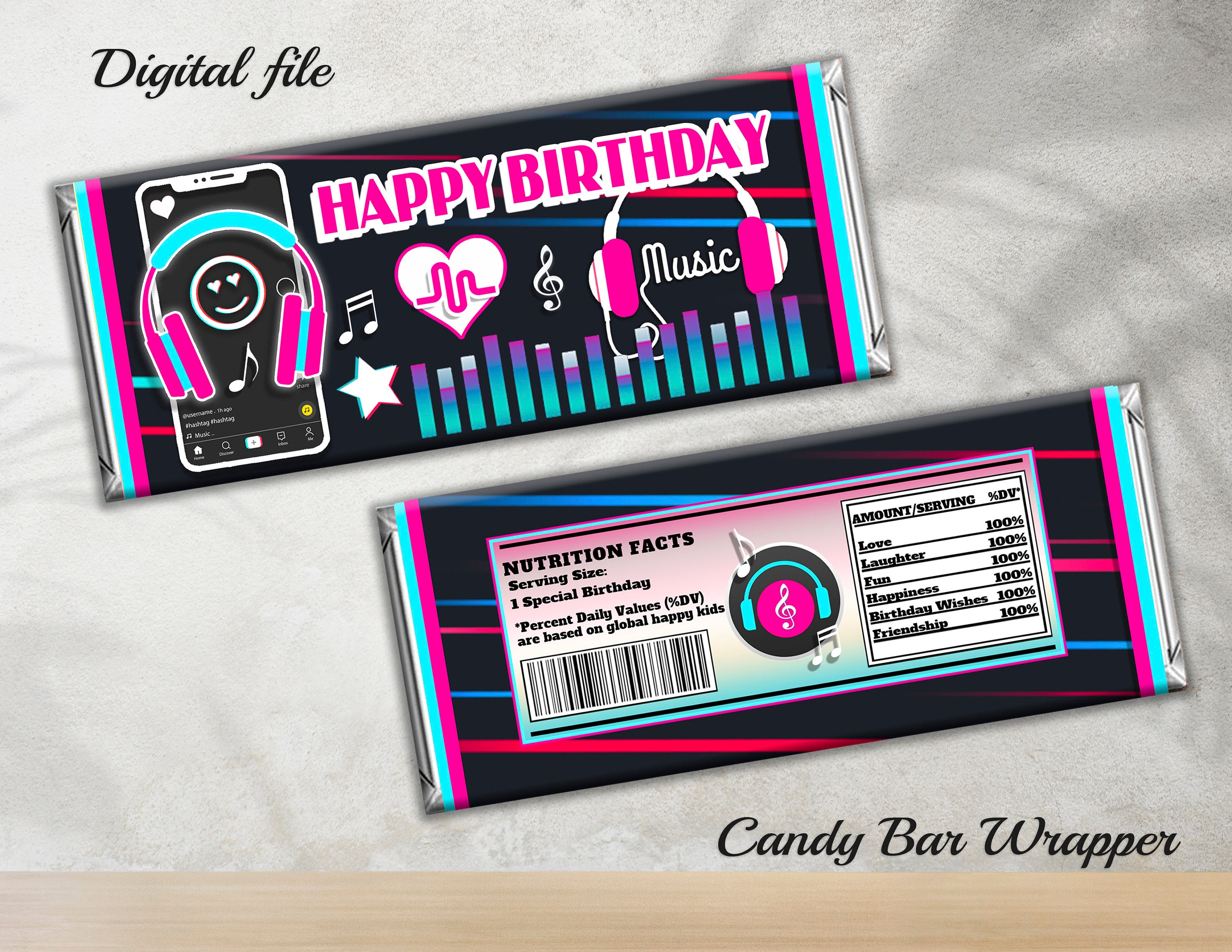 Musical Party Kit Digital, Musical Birthday Party, Musical Favor Bag ...