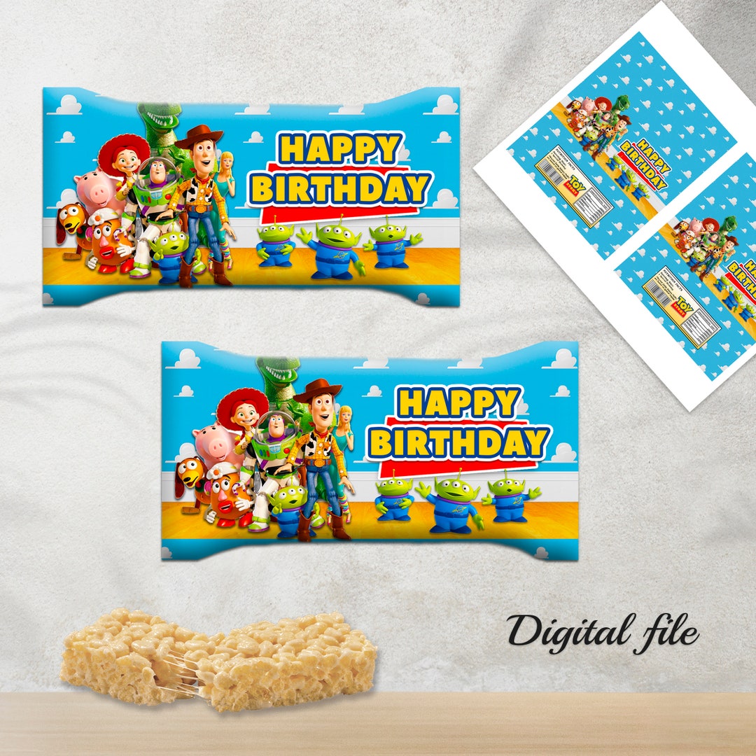Toy Story Rice Krispies Treat Labels Toy Story Birthday Party Rice Krispy Toy Story Rice