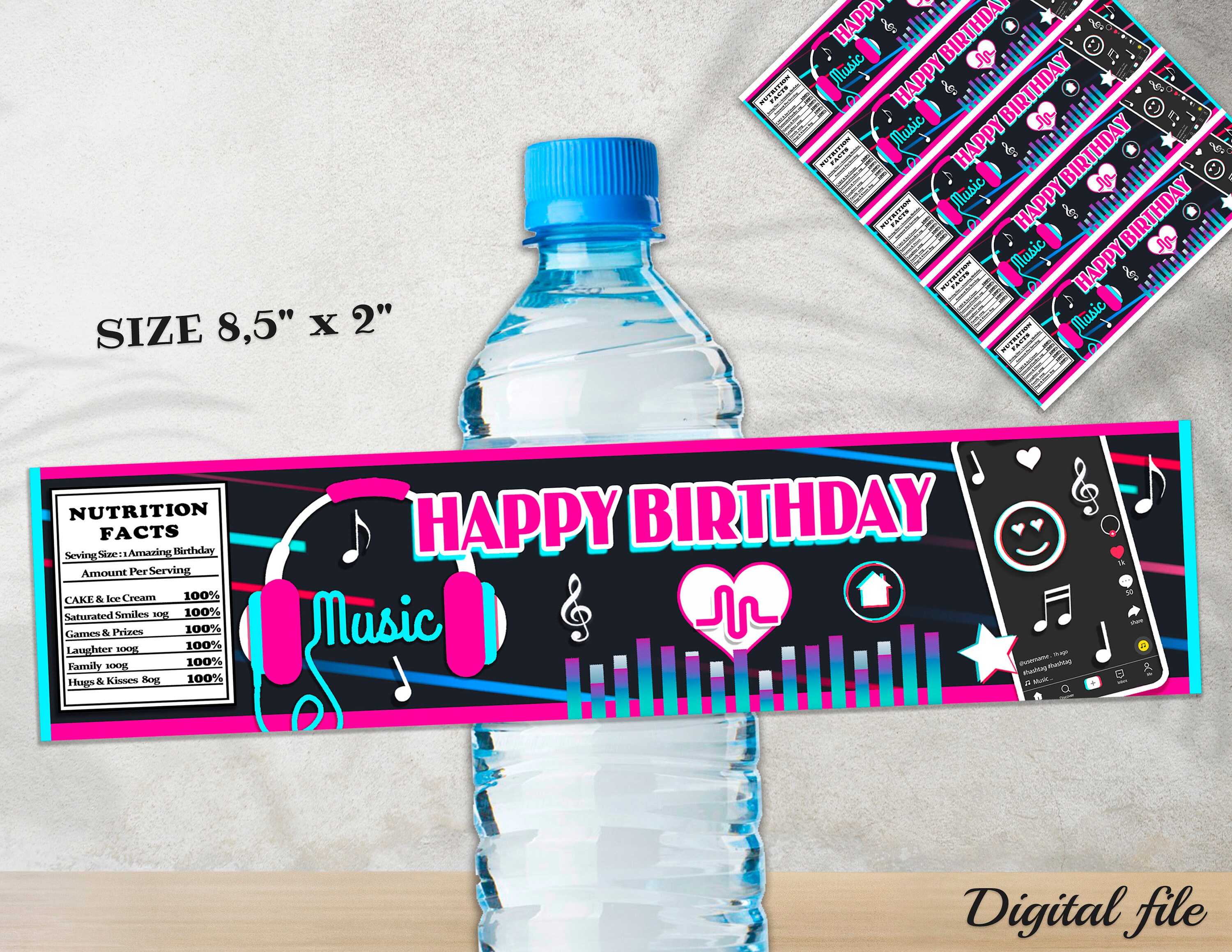 Musical Party Kit Digital, Musical Birthday Party, Musical Favor Bag ...