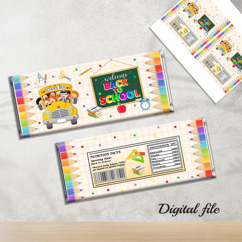 Bus Candy Wrapper - Etsy