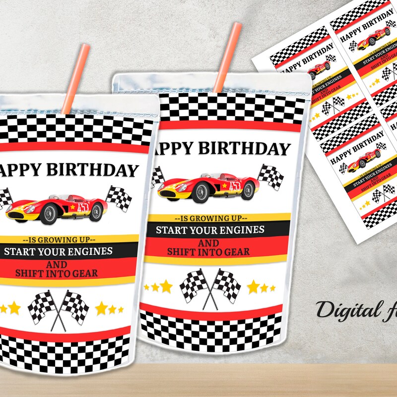 Racing Labels - Etsy