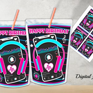 Musical Party Kit Digital, Musical Birthday Party, Musical Favor Bag ...