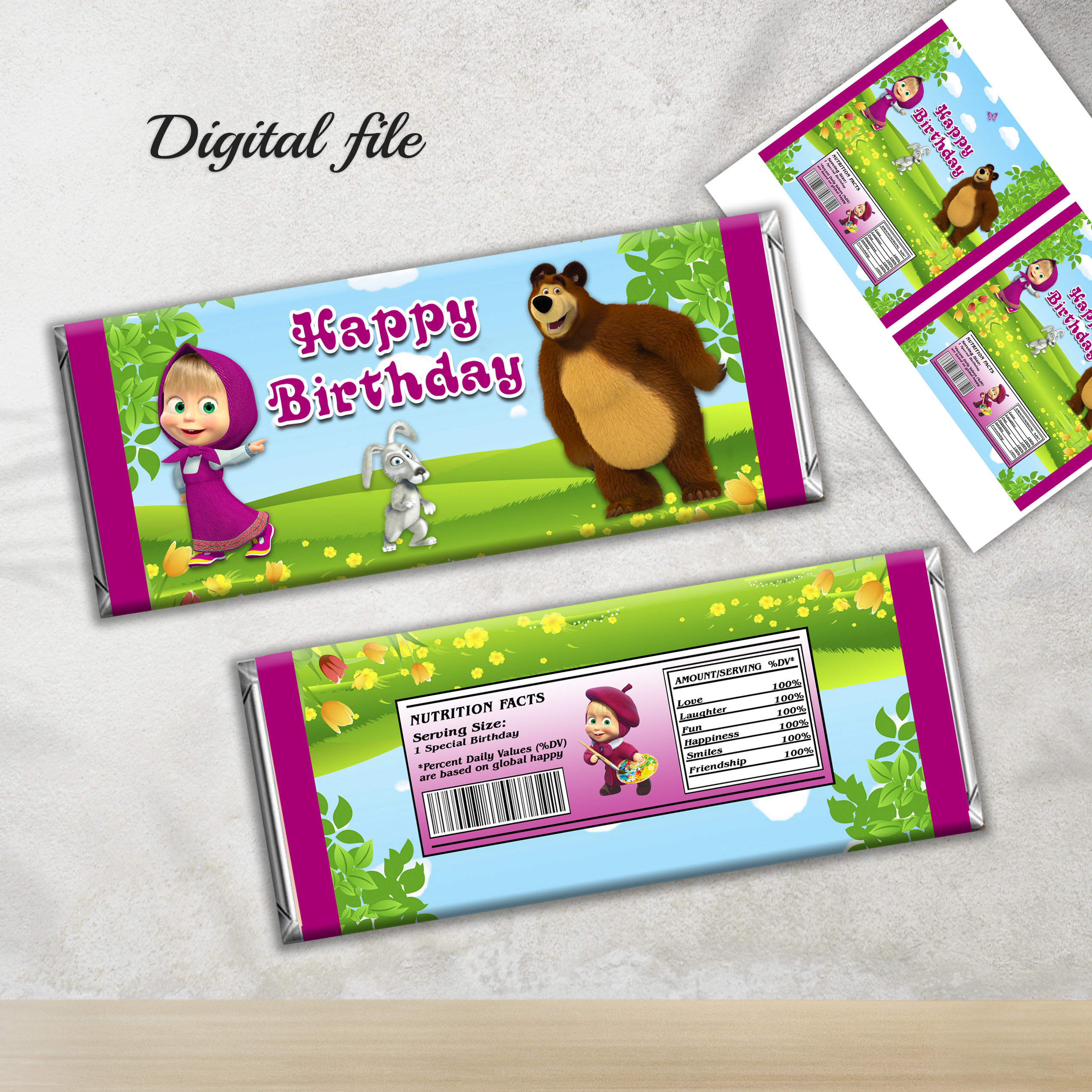 Masha and the Bear Party Bundle, Masha and the Bear Birthday Party ...