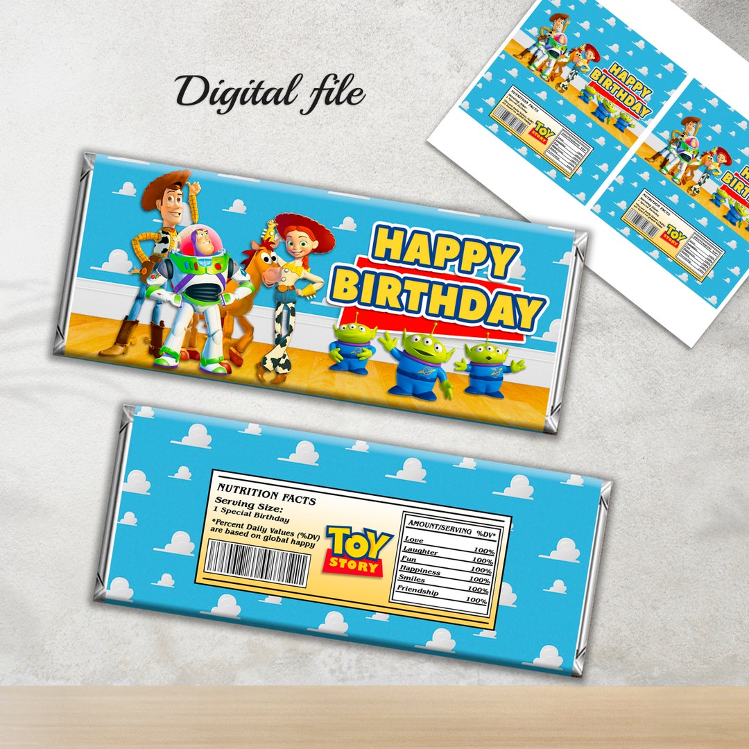 Toy Story Candy Wrapper, Toy Story Birthday, Toy Story Party, Toy Story ...