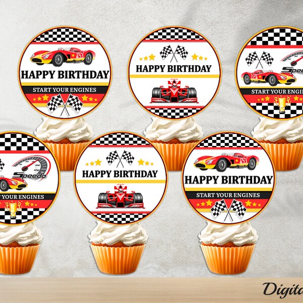 Race Car Topper - Etsy
