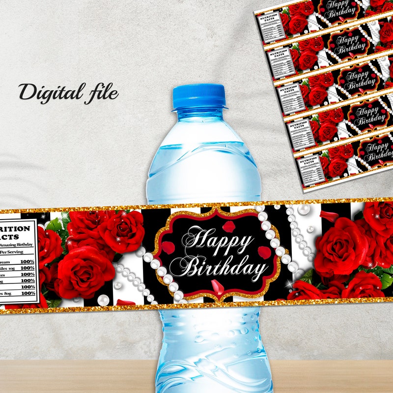 Red and Black Labels - Etsy