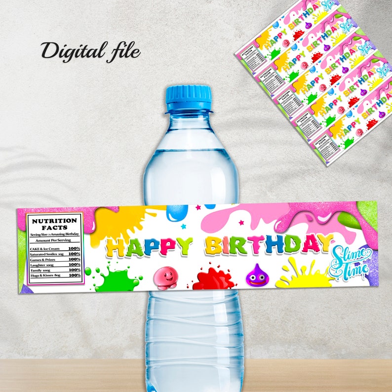 Slime Party Kit Digital, Slime Birthday Party, Slime Party Package ...