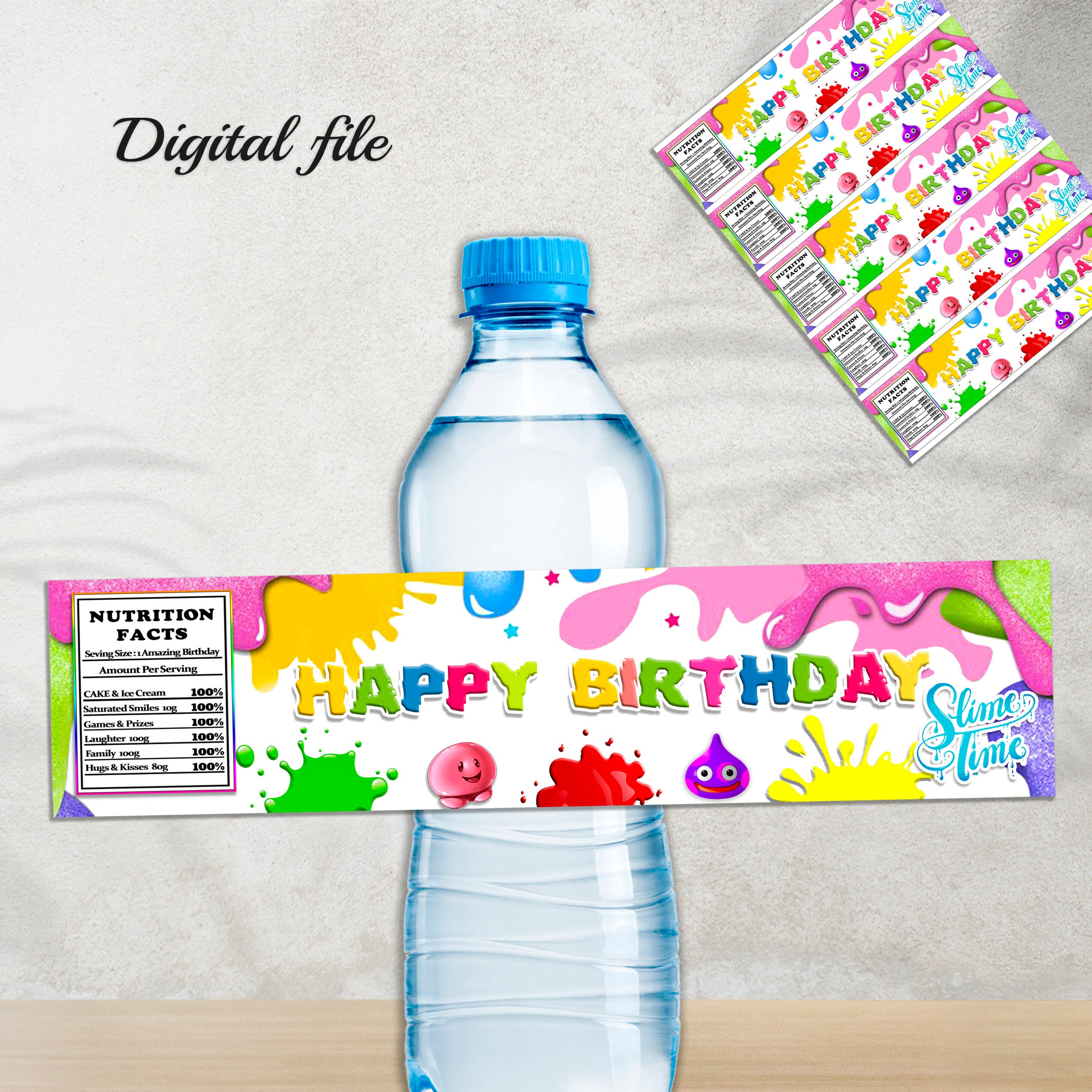 Slime Party Kit Digital, Slime Birthday Party, Slime Party Package ...