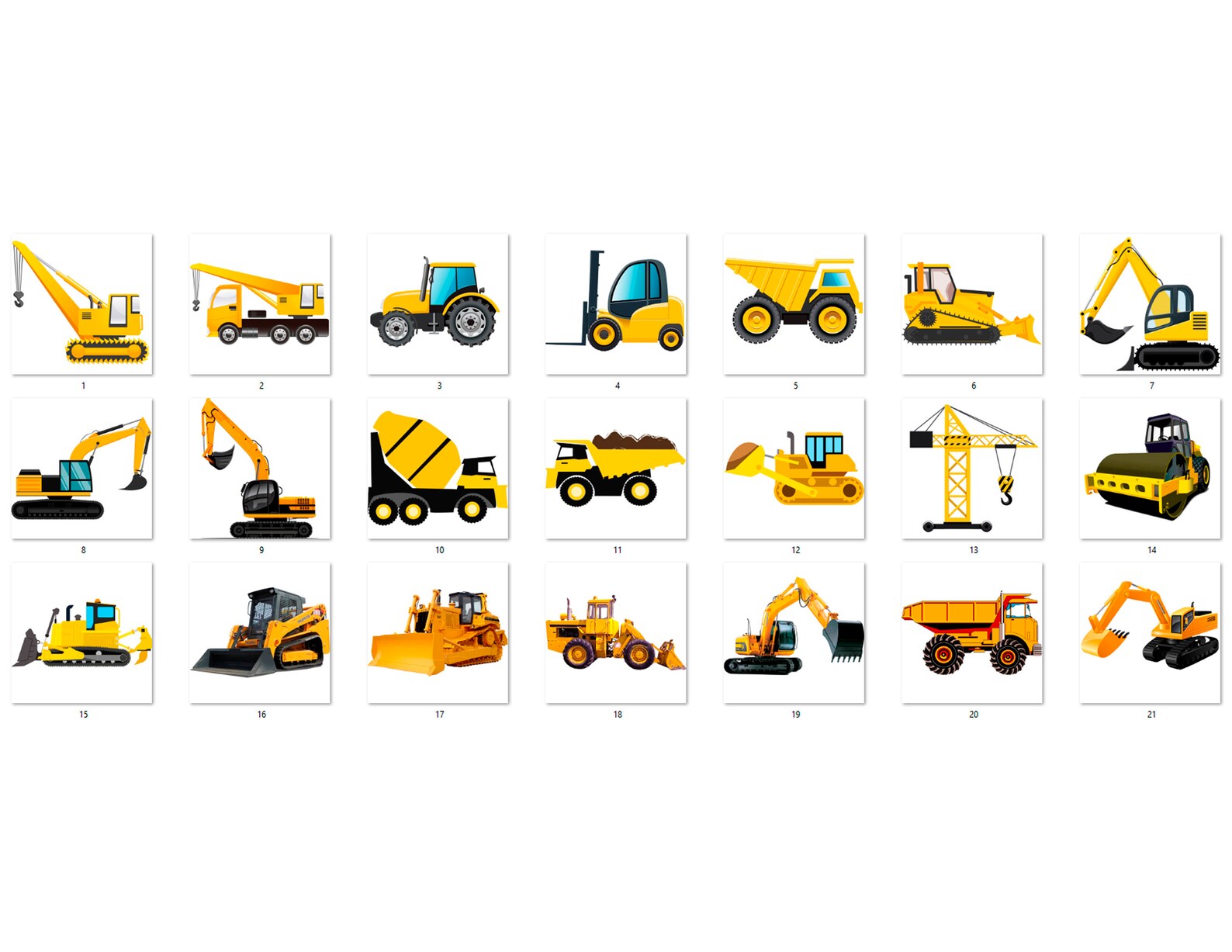 Construction Clipart, Trucks Clipart, Crane Clipart, Construction PNG ...