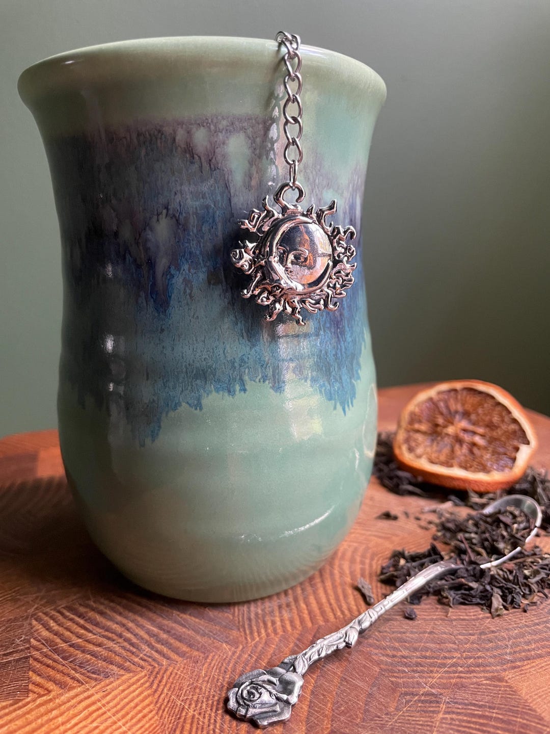 Celestial Sun and Moon Loose-leaf Tea Infuser Steeper Strainer ...