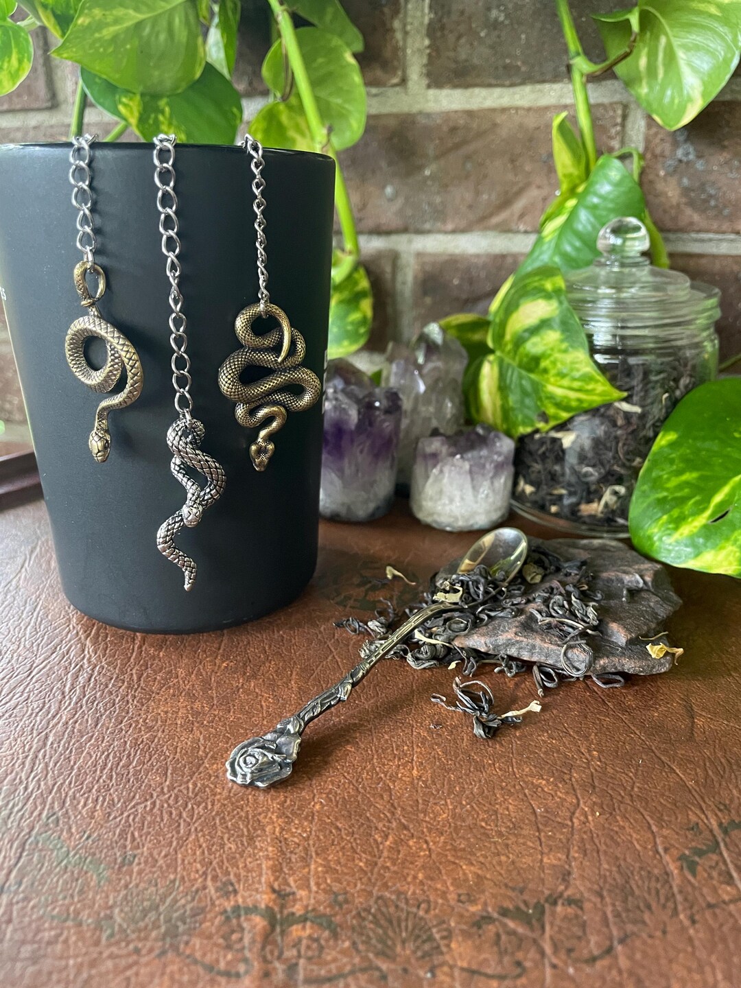 Serpent Snake Tea Infuser: Stainless Steel Loose Leaf Tea Steeper - Etsy