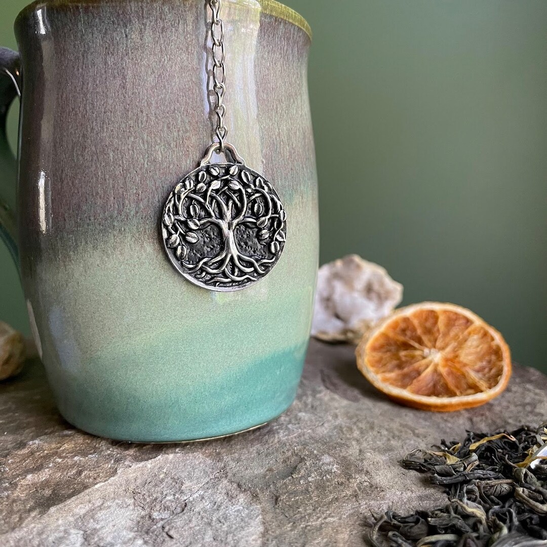 Tree of Life Stainless Steel Mesh Loose-leaf Tea Infuser. Whimsical ...
