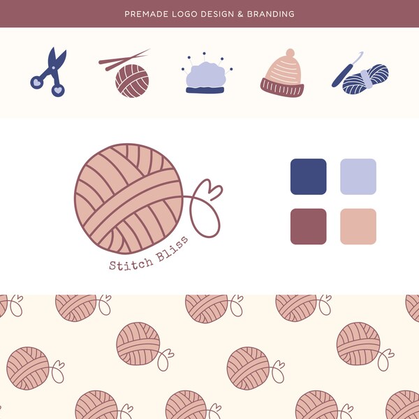 Crochet Logo Design - Etsy