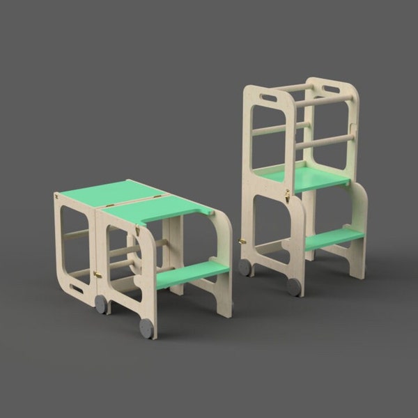 Montessori Helper Stool Plans - Etsy