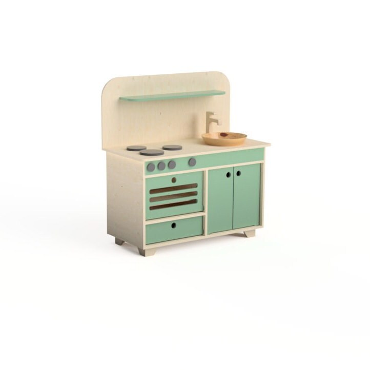 Montessori DIY Toddler Kitchen Plans. Montessori Kids Kitchen Plan Step ...